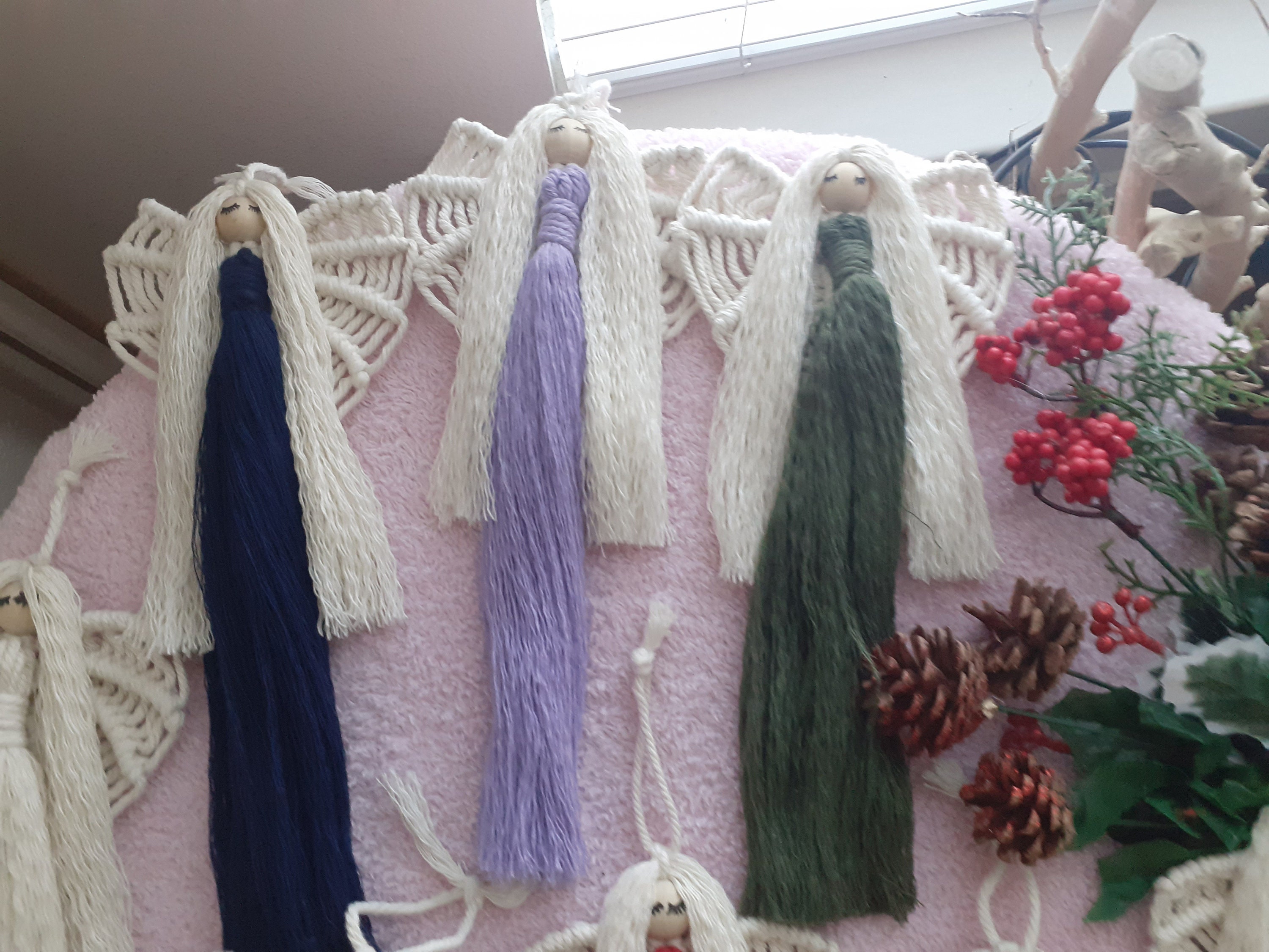 Macrame Angel / Angel Ornament / Macrame Ornament / - Etsy España