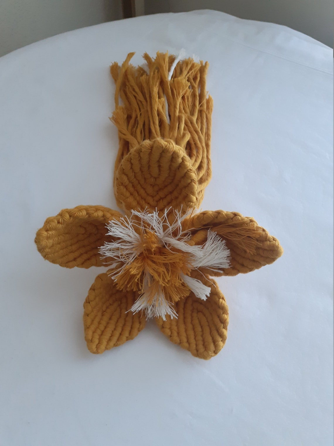 Macrame Flower Wall Hanging Macrame Flower Flower Wall Art - Etsy