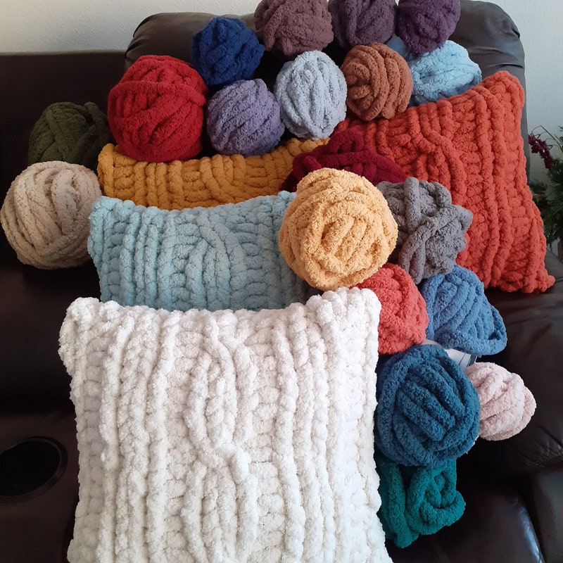 Knitted Pillows - Etsy