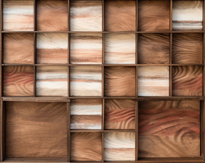 22 Empty Wood Boxes Template, Class Photo Template, 1 Teacher, 21 ...
