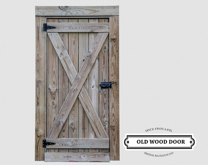 Wood DOOR PNG Photoshop Overlay Old Wooden Barn Door Cut Out/ Rustic ...