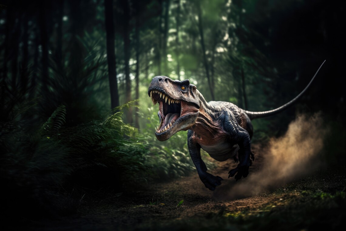 T-rex Dinosaur Digital Backdrop T-rex Dinosaur Digital Background ...