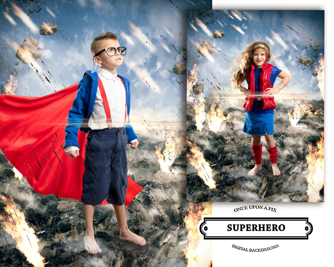 Super Superhero Digital Backdrop Digital Background Super - Etsy