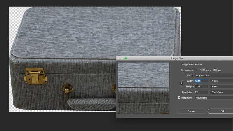 Vintage Suitcase Digital Overlay PNG Travel Bag Valise - Etsy