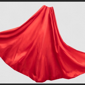 Red Cape Superhero PNG OVERLAY, Cut Out, Digital Scrapbooking ...