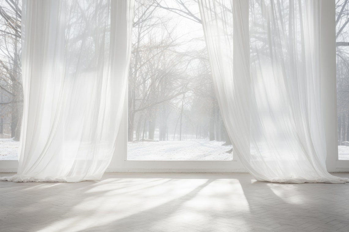 Backlit Window Digital Backdrop White Room Photoshop Overlays Portrait ...