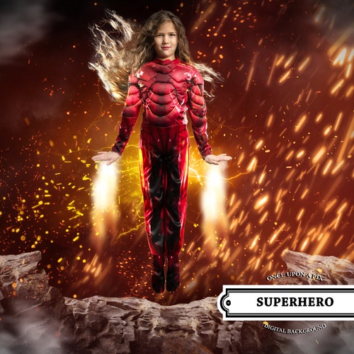 Superhero Digital Background Digital Backdrop for Composite - Etsy