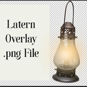 SALE Lantern Overlay or Old Lamp .png File. Great for Digital Photoshop ...