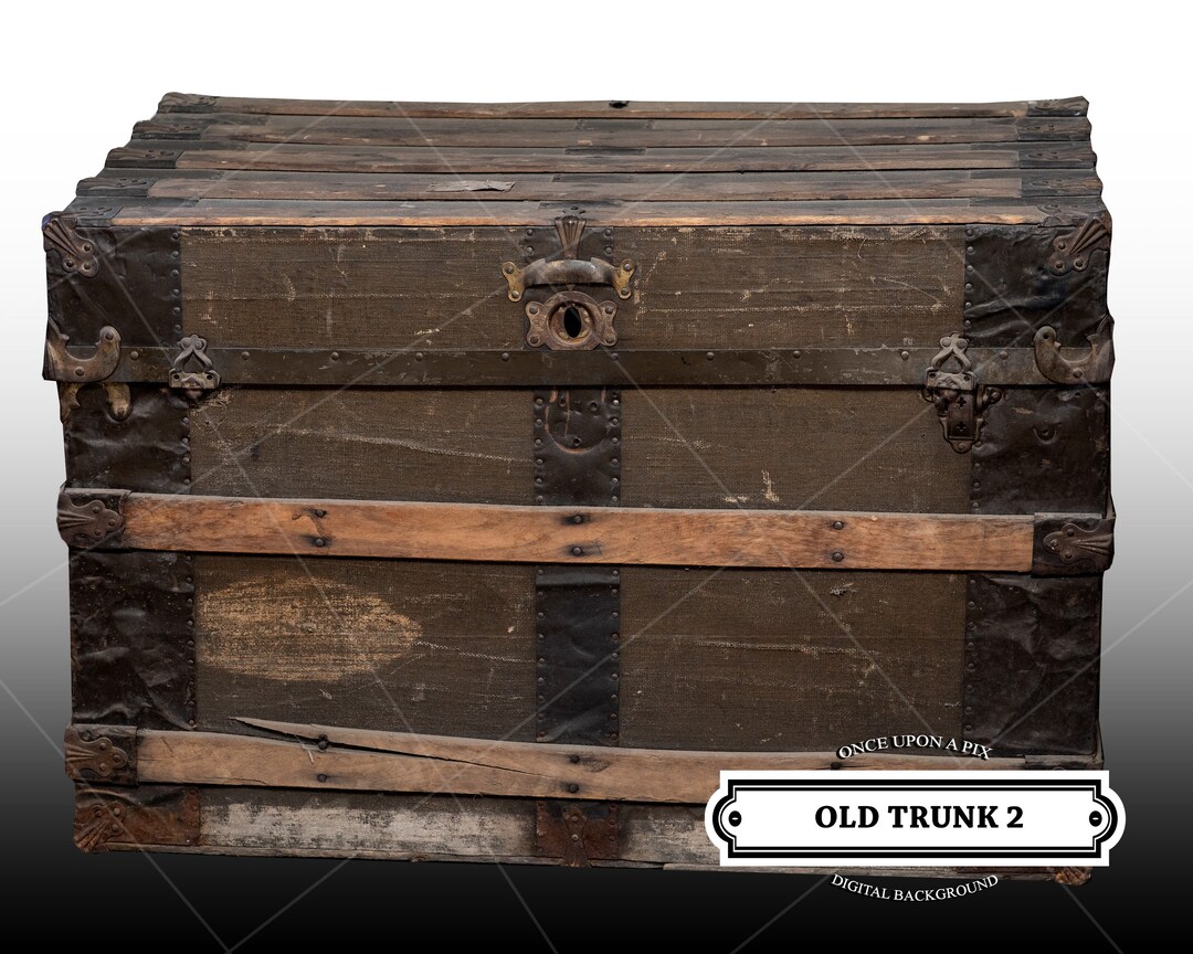 Brown Trunk Digital Overlay, Png, Pirate's Chest, Photoshop Element ...