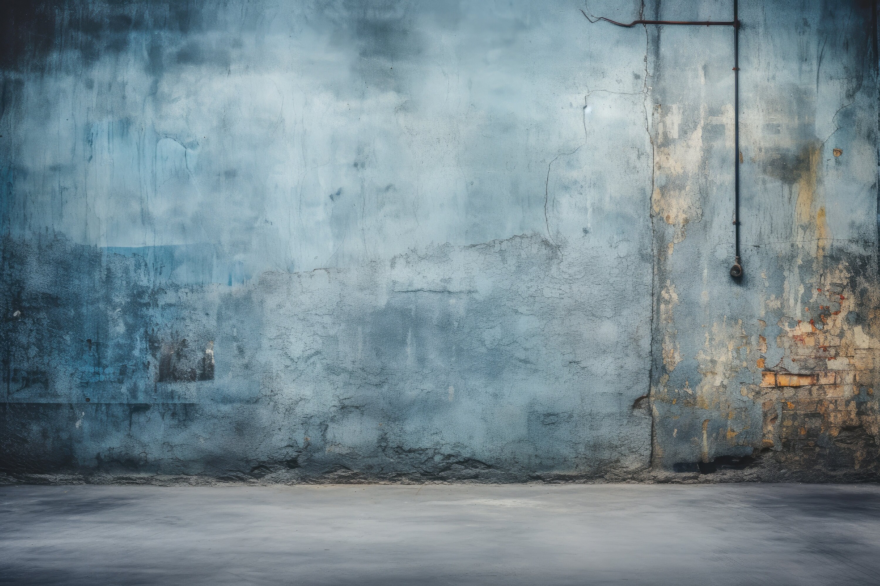 Digital Background Light Blue Portrait Backdrop Urban Studio ...