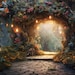 Digital Background Fairy Tale Forest Digital Backdrop Painterly Fairy ...