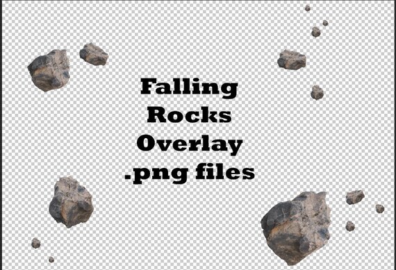 Falling Rocks Clipart