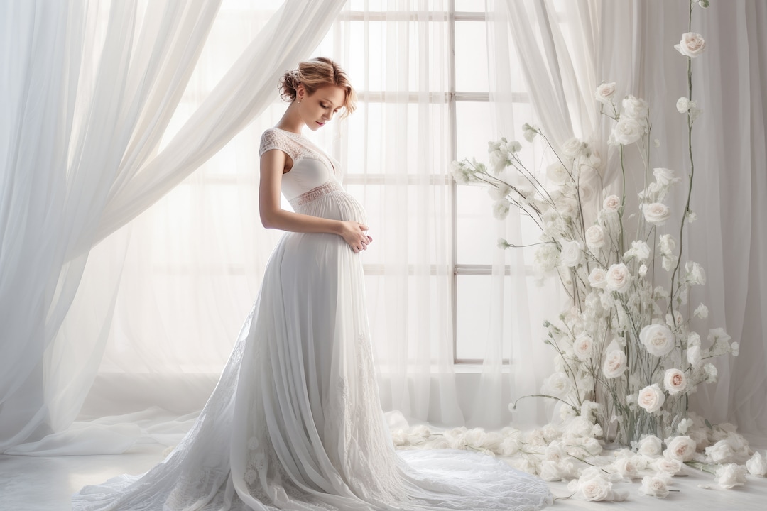 Backlit Window Digital Backdrop White Room Photoshop Overlays Portrait ...