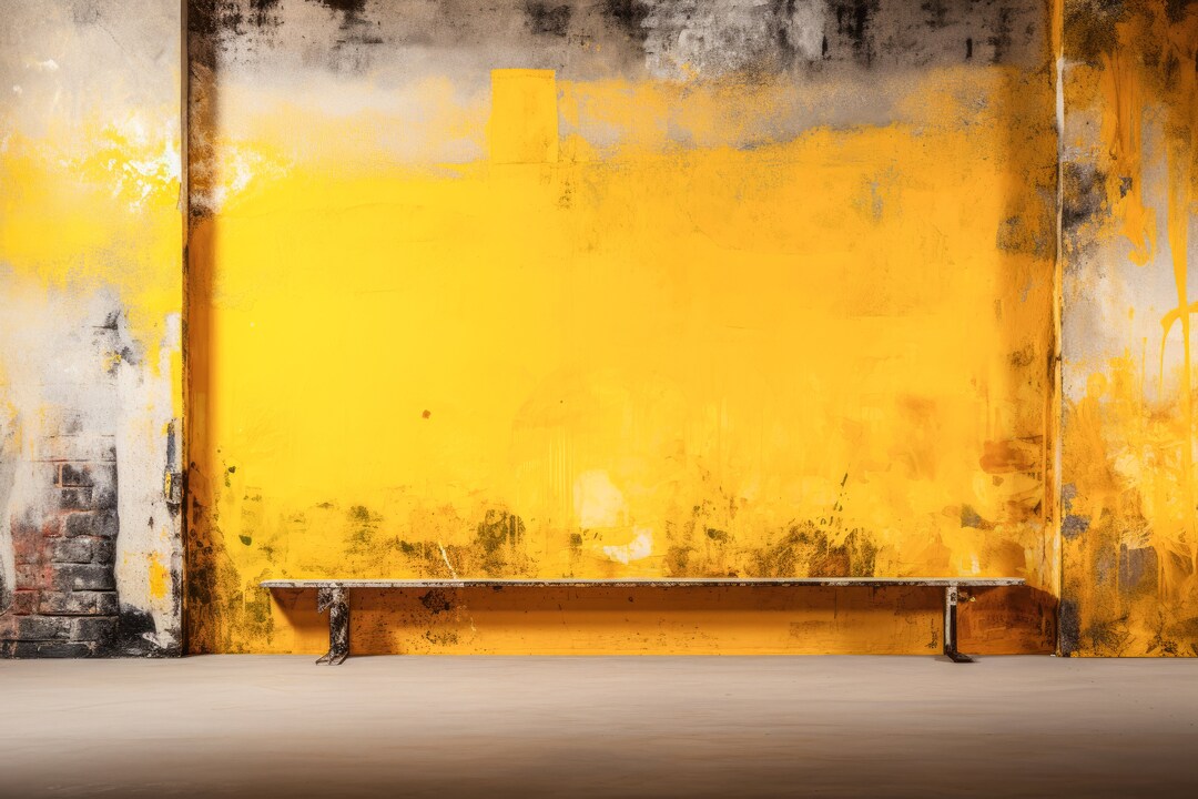 Yellow Urban Wall Professional Portrait Digital Backdrop Studio ...