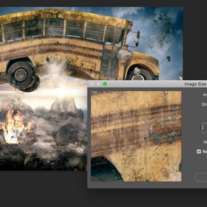 Bus Superhero Digital Background, or Digital Backdrop, Photo Background ...