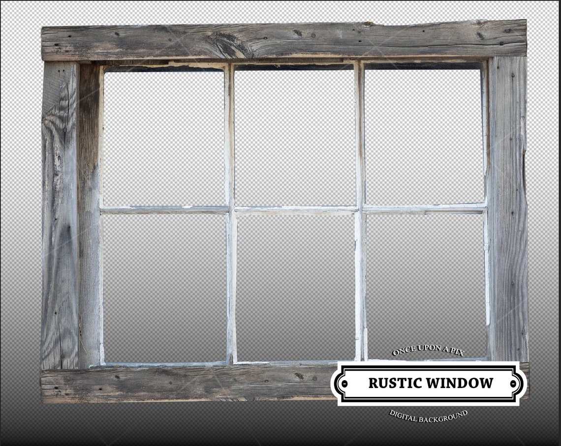 Old Window PNG Photoshop Overlay Window Pane Wooden Window Cut - Etsy