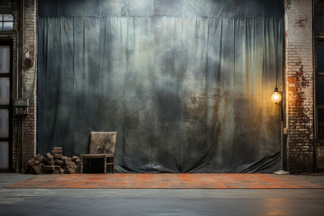 URBAN Grey Theater Master Background Portrait Backdrops Portrait ...
