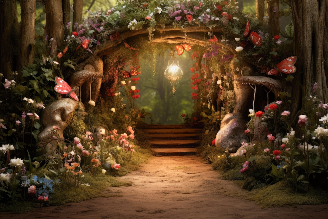 Digital Backdrop Fairy Digital Background Painterly Fairy Tale ...