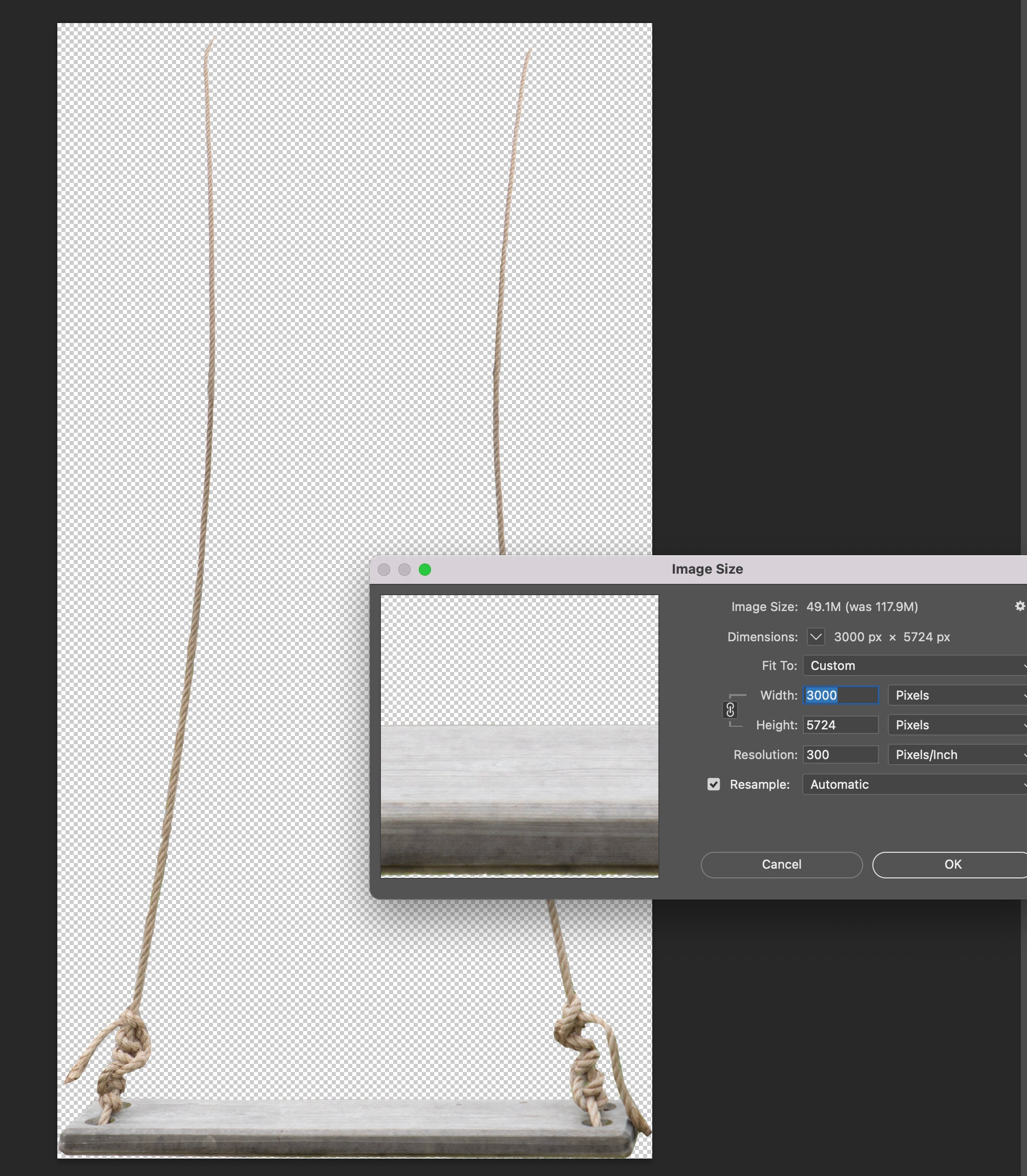 Large Digital Rope Swing PNG Photoshop Overlay Digital Wooden Board ...