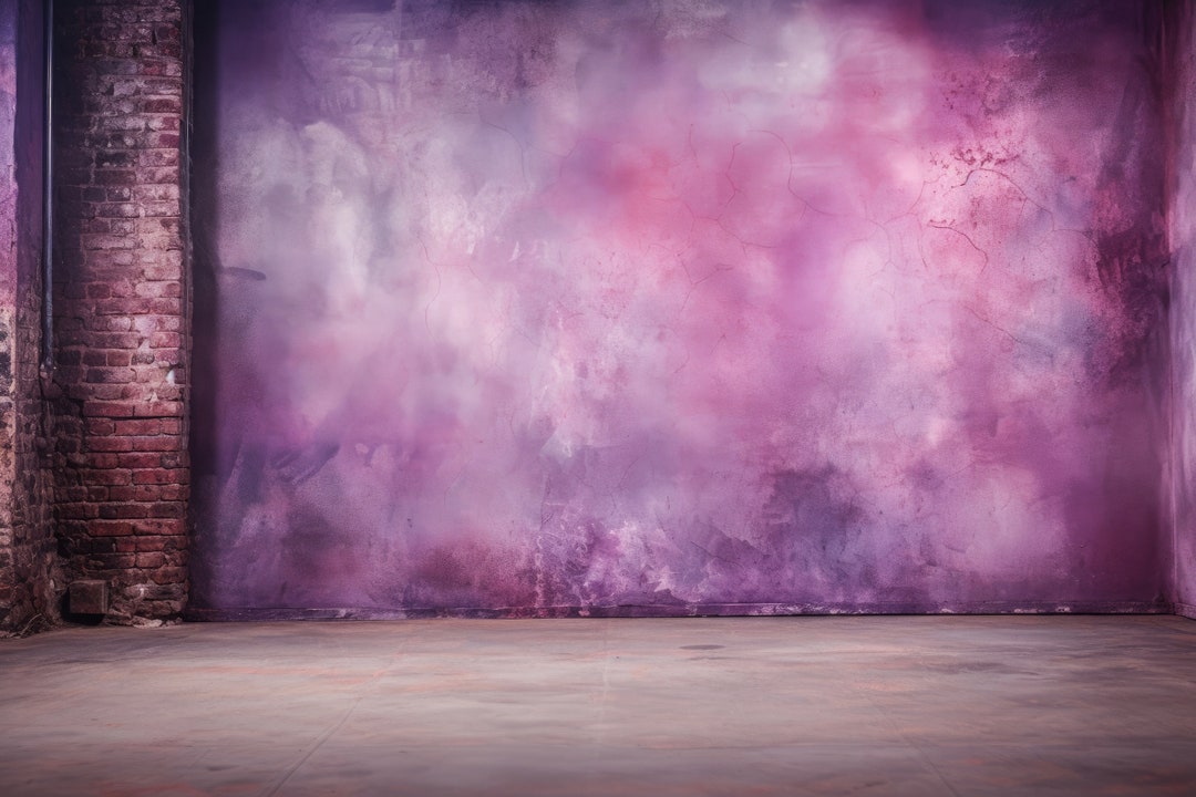 Digital Background Portrait Backdrop Purple Crackle Urban Studio ...