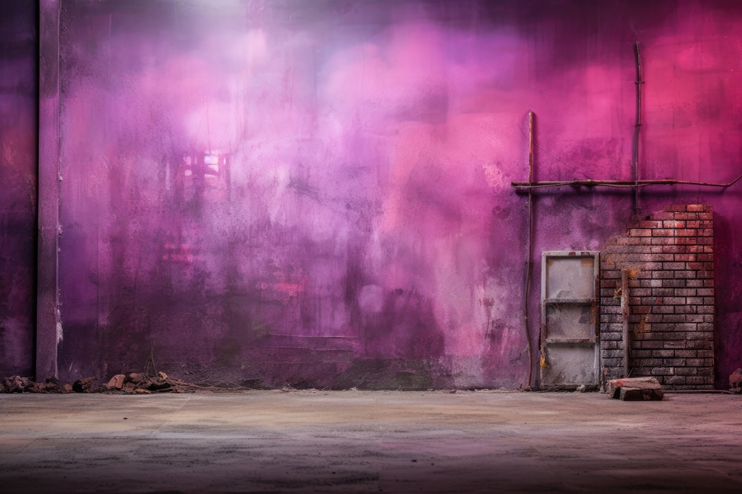 Digital Background Purple Urban Backdrop Studio Portrait Photography ...