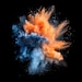 4 Sports Background Blue Orange Chalk Burst Digital Dance Color ...