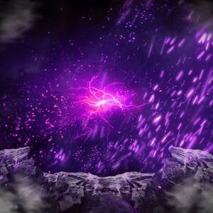 Dark Purple Superhero Digital Background, Digital Backdrop, Superhero ...