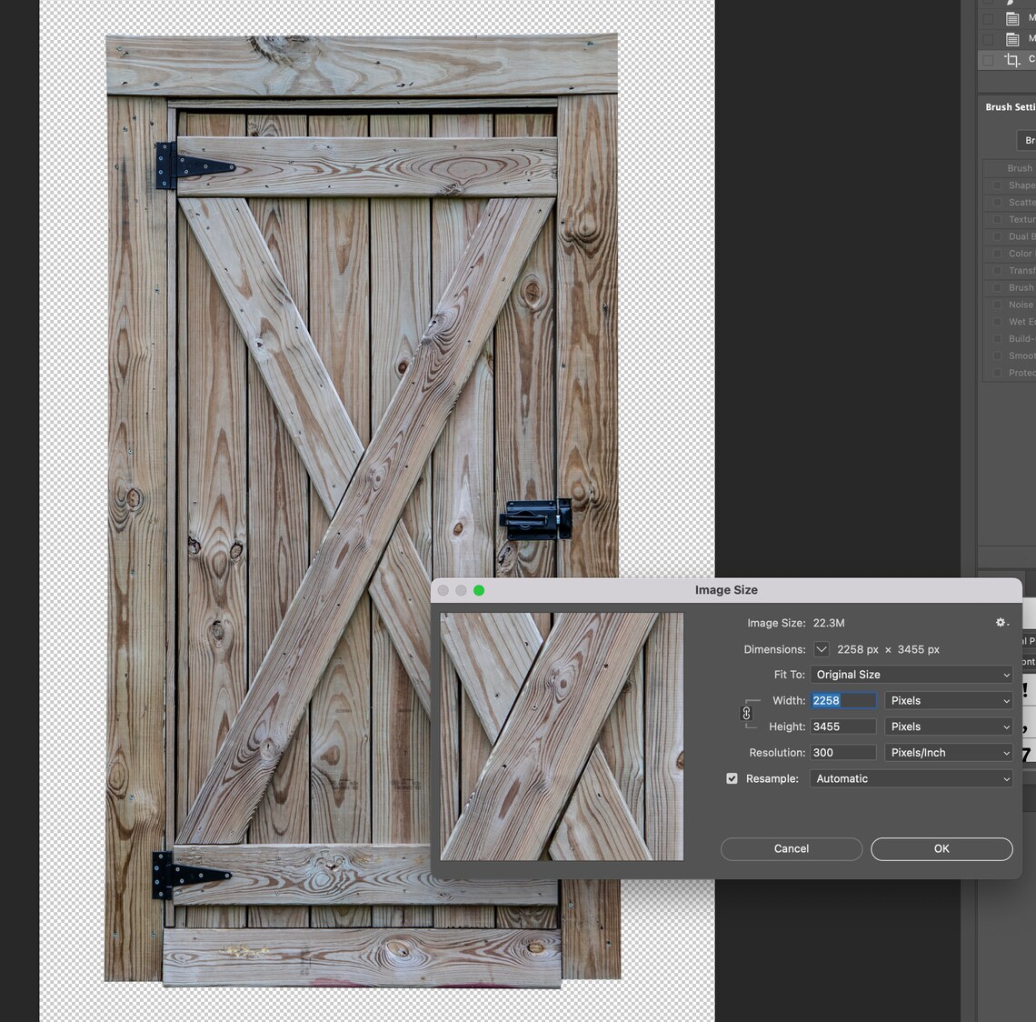 Wood DOOR PNG Photoshop Overlay Old Wooden Barn Door Cut Out/ Rustic ...
