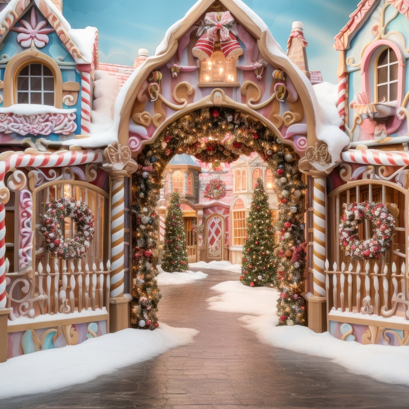 Santa Backdrop - Etsy