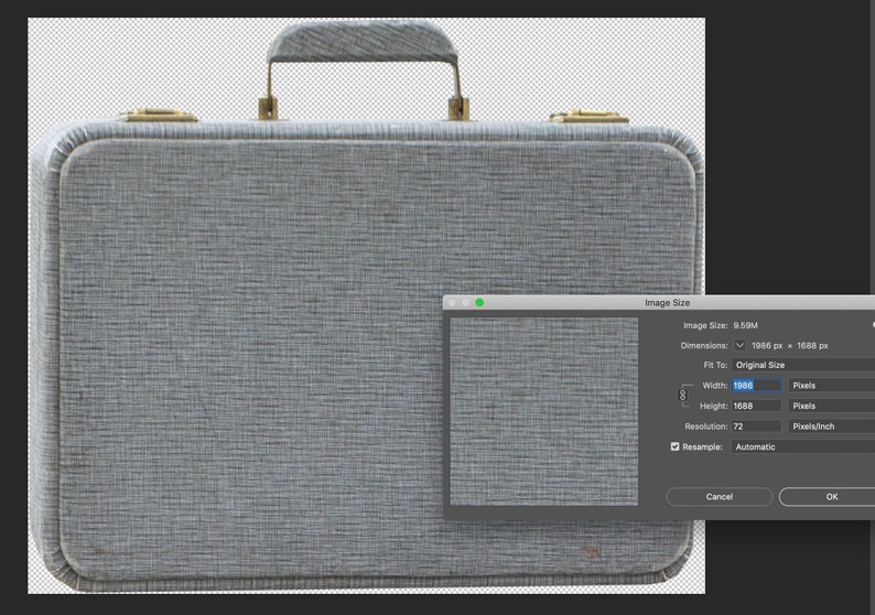 Vintage Suitcase Digital Overlay PNG Travel Bag Valise - Etsy