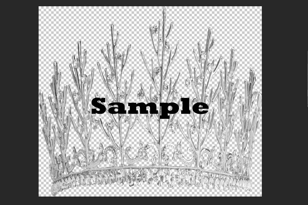 SALE! 4 PACK! Digital Crown Overlay Tiara Princess Crown .png Photoshop ...