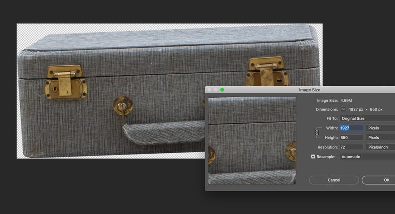 Vintage Suitcase Digital Overlay PNG Travel Bag Valise - Etsy