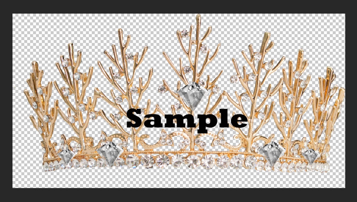 Digital Crown Overlay Tiara Princess Crown PNG Photoshop | Etsy