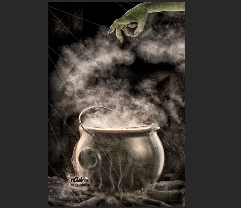 SALE Halloween Digital Background / Witch's Brew Backdrop - Etsy