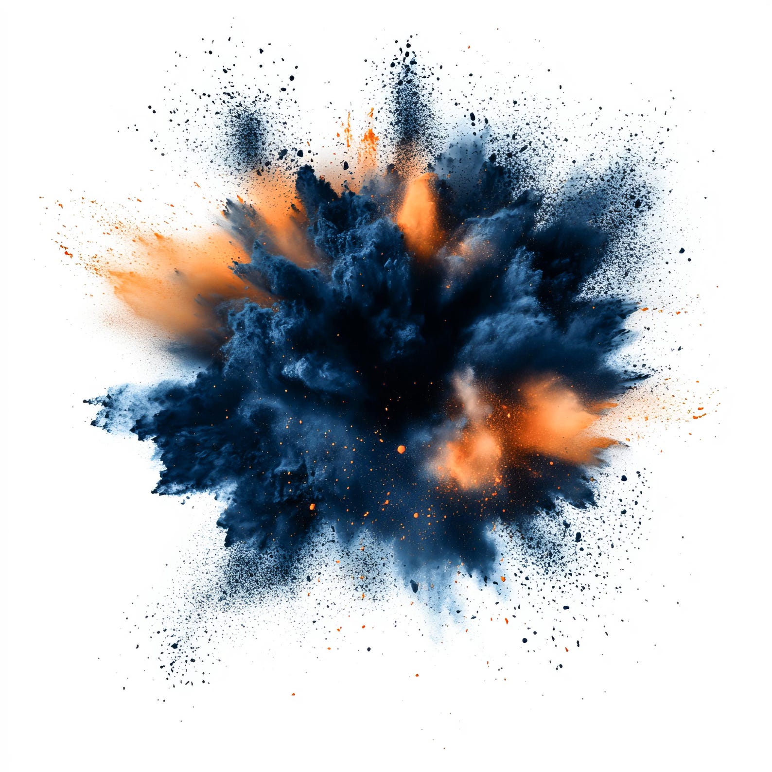 4 Sports Background Blue Orange Chalk Burst Digital Dance Color ...