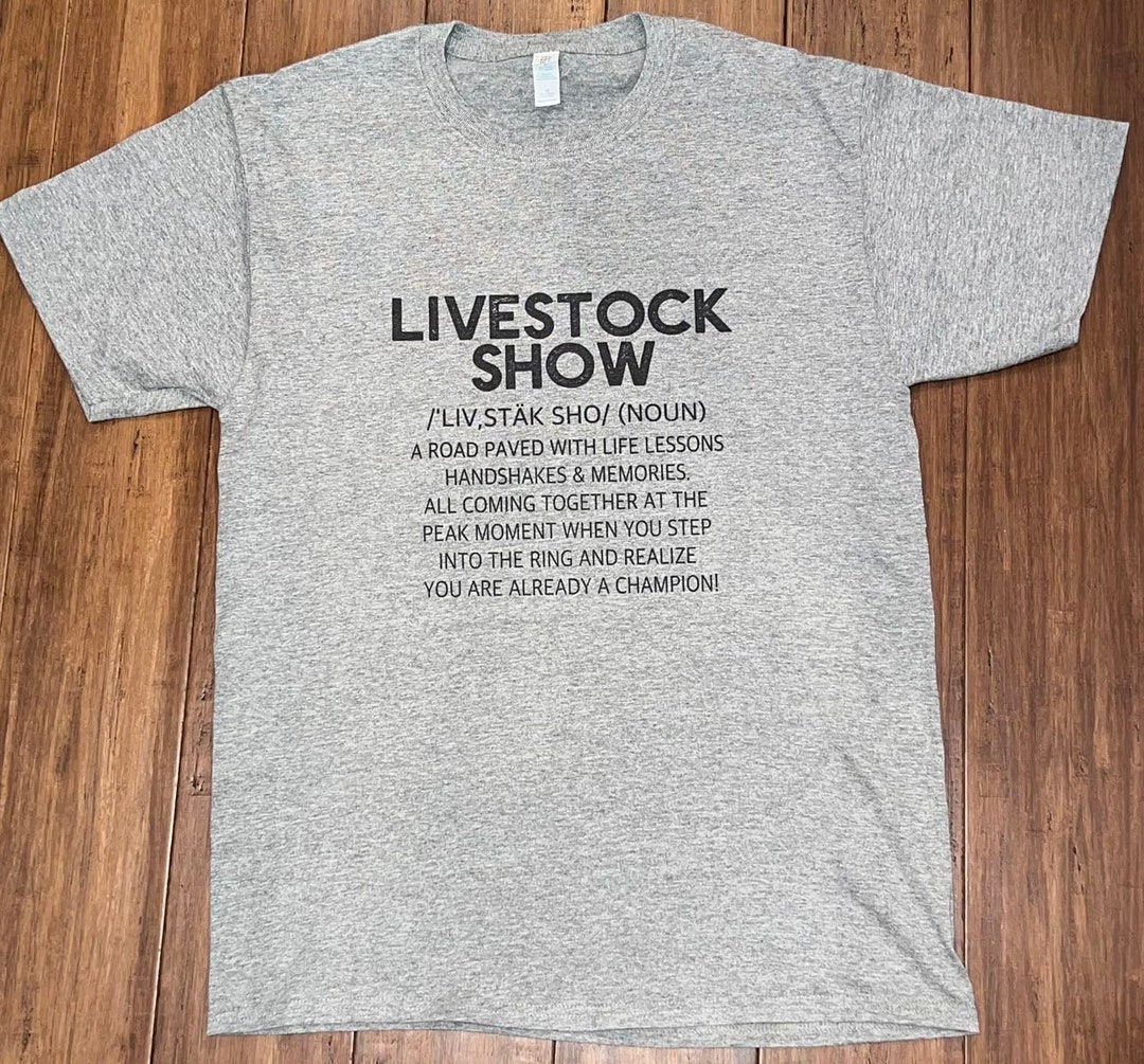 LIVESTOCK SHOW Quote Livestock Kid Show Life 4-H Steer Heifer Champion ...
