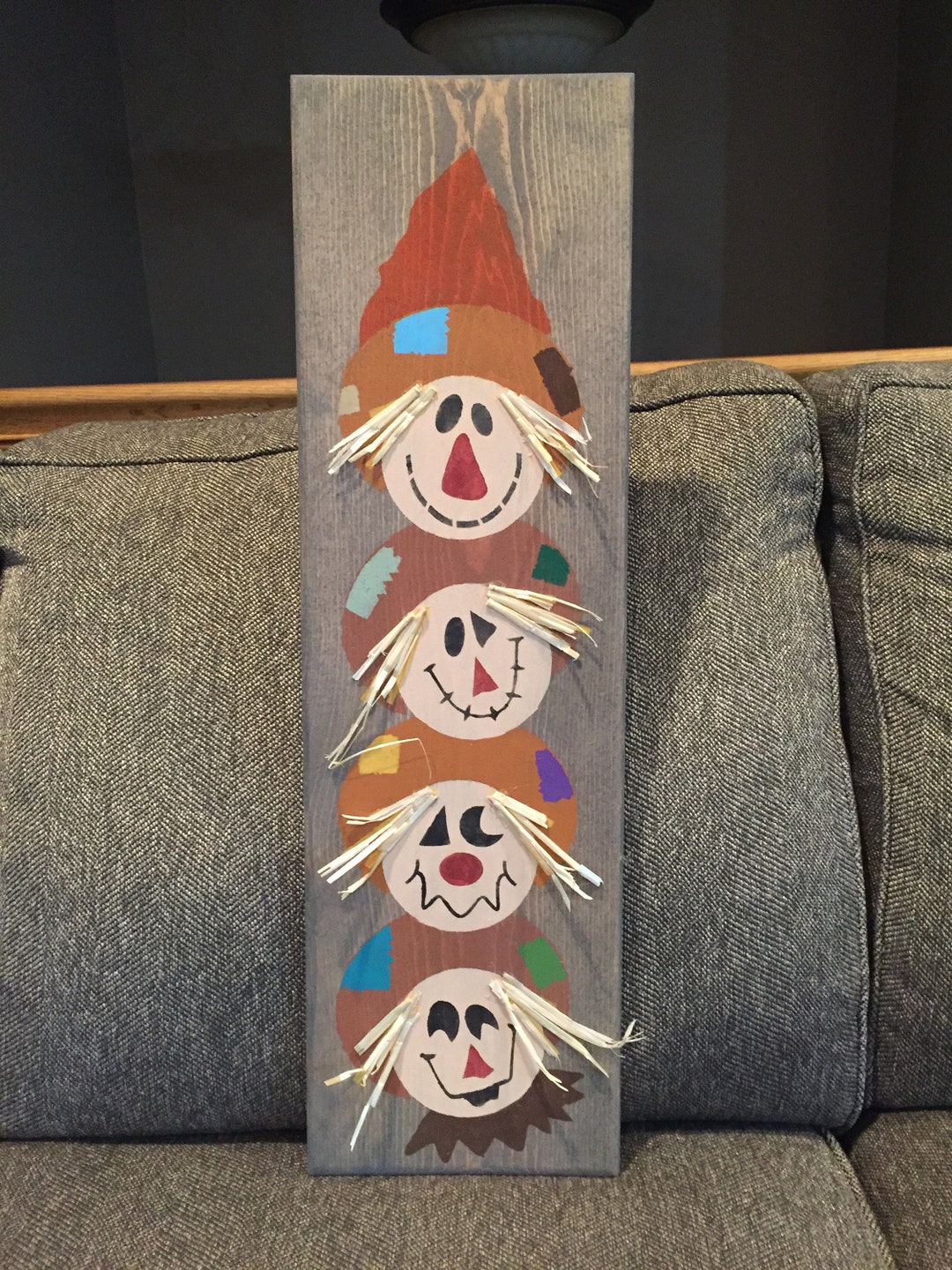 Wooden Scarecrow Sign - Etsy