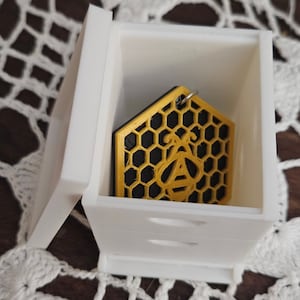 Mini Bee Hive Gift Box | Desk Display | Beekeeper Gift | Decorative ...