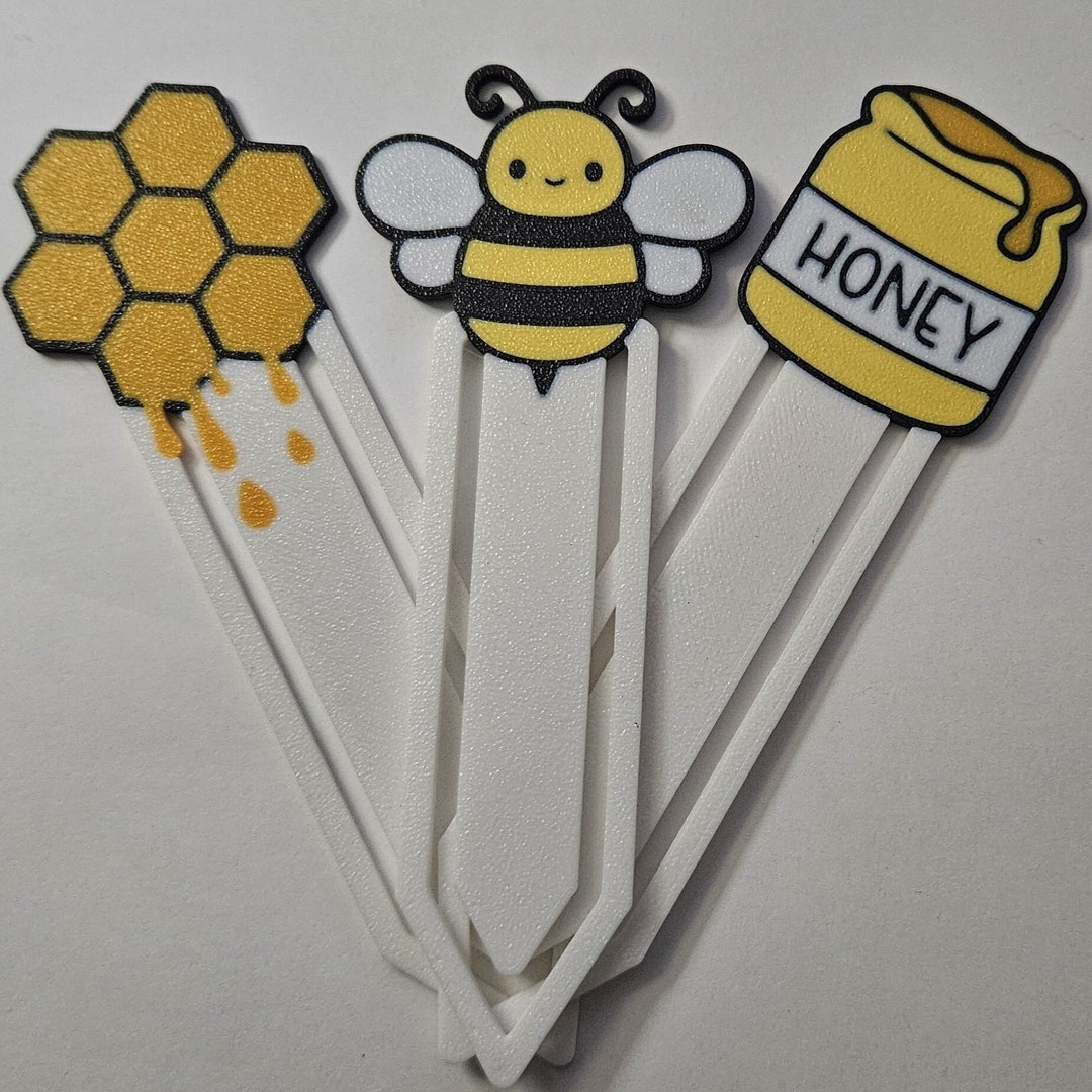 Cute Bee Themed Bookmarks for Beekeepers and Bee Lovers - Etsy