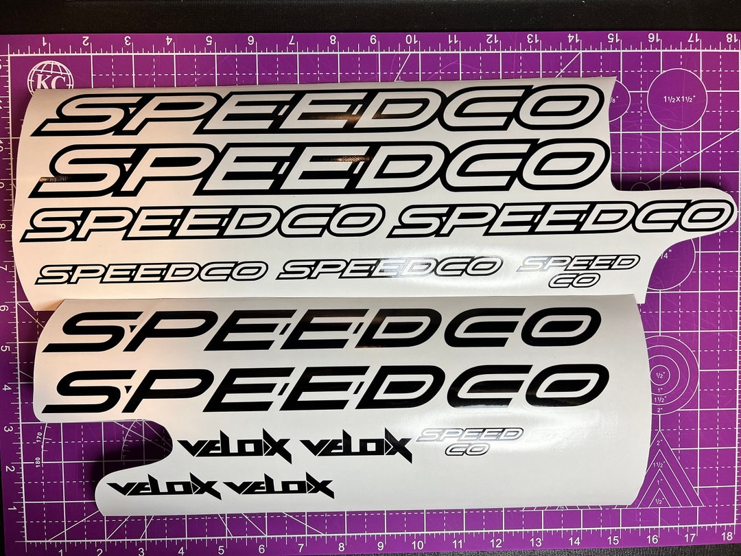 Speedco Velox Frame Decal Set - Etsy