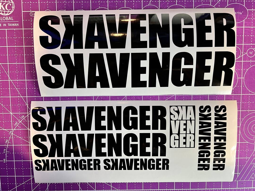 Custom Skavenger Frame Decal Set - Etsy