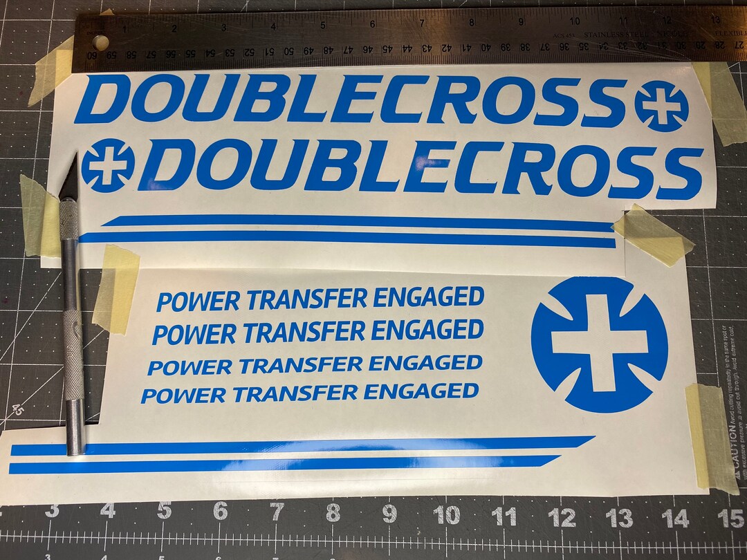 Custom Doublecross Frame Decal Set - Etsy