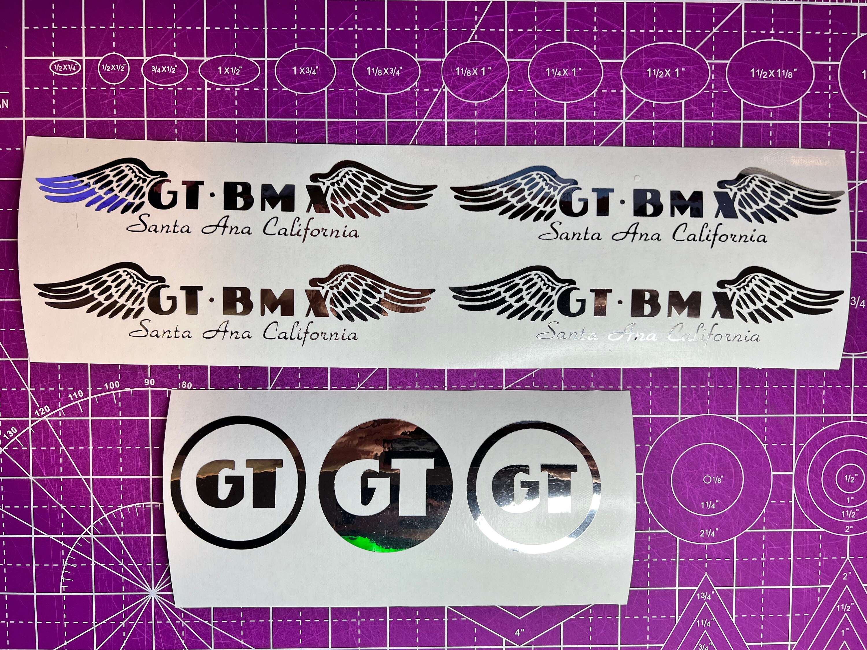 Custom GT BMX Santa Ana Frame and Fork Decal Set - Etsy UK
