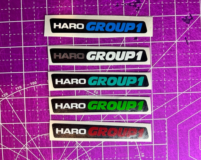 Haro Vinyl Decals Stickers Sheet Bike Frame Cycle Cycling Bicycle Mtb ...