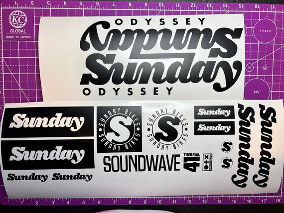 Sunday Bmx Sticker