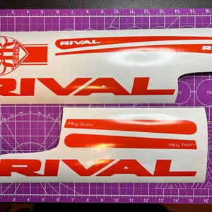 Custom Rival Racing Frame Decal Set - Etsy