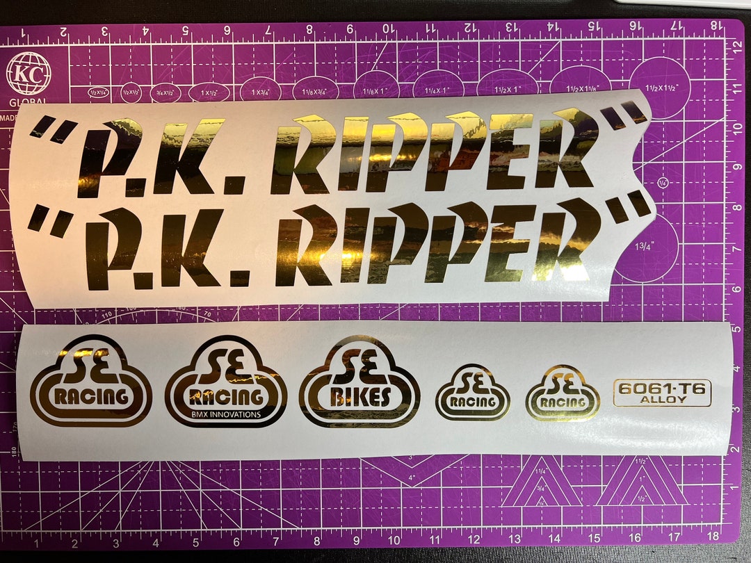 29" PK Ripper Frame Decal Set - Etsy