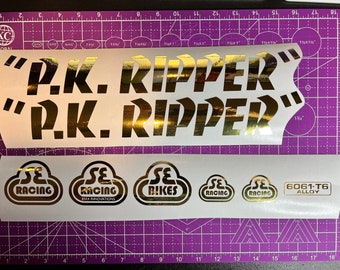 29 Big Ripper Frame Decal Set - Etsy
