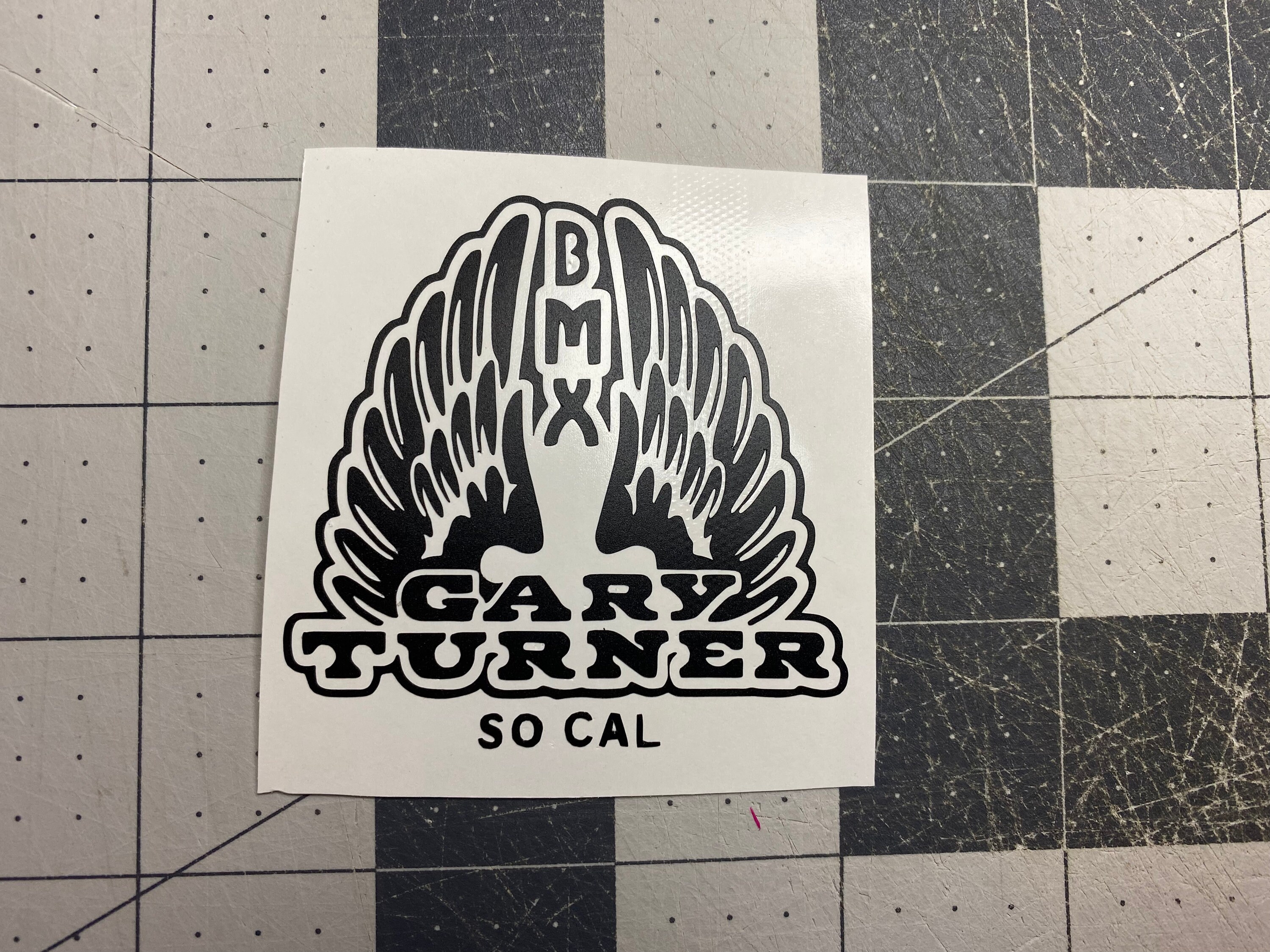 Custom Gary Turner Frame Decal Set - Etsy