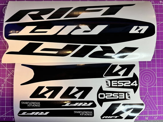Rift Tangent ES20 ES24 Custom Frame Decal Set | Etsy